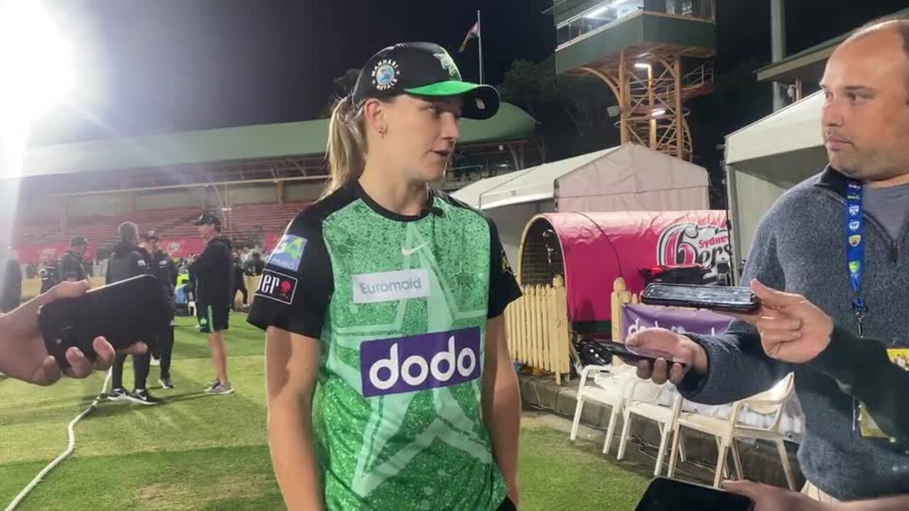 Annabel Sutherland after the win over the Sixers | Melbourne Stars