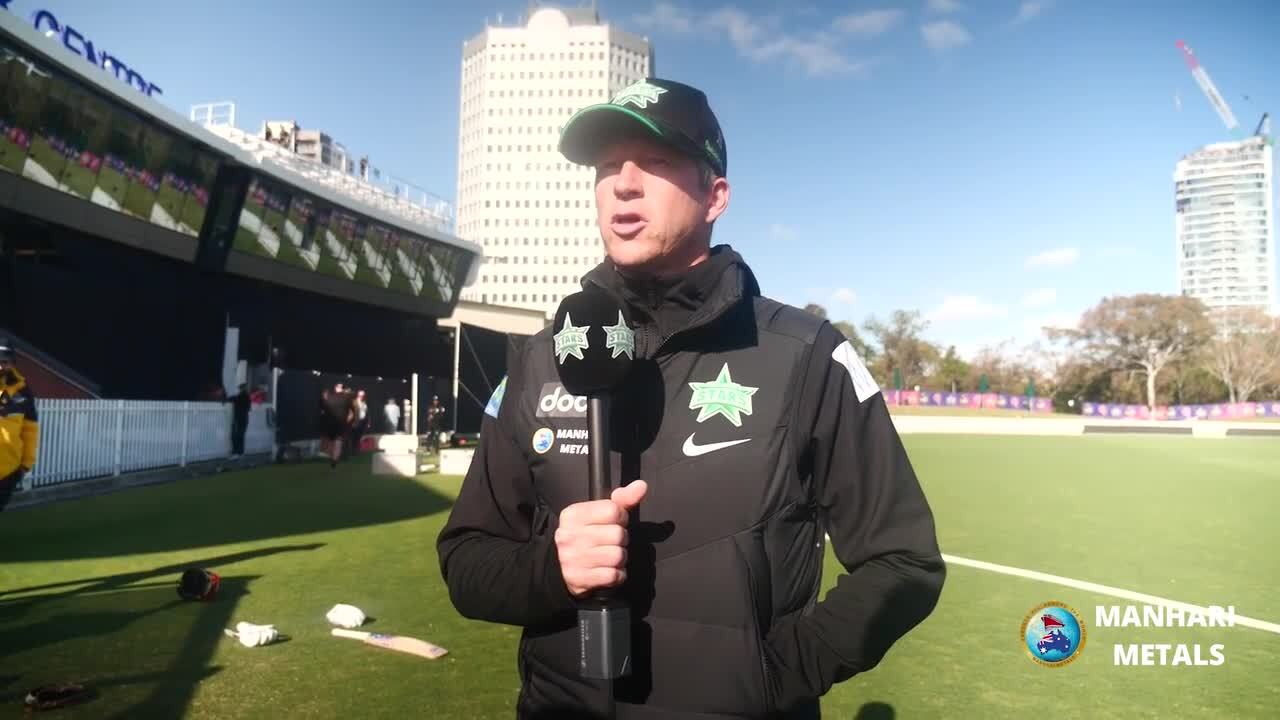 Jonathan Batty speaks after the win against the Renegades | Melbourne Stars