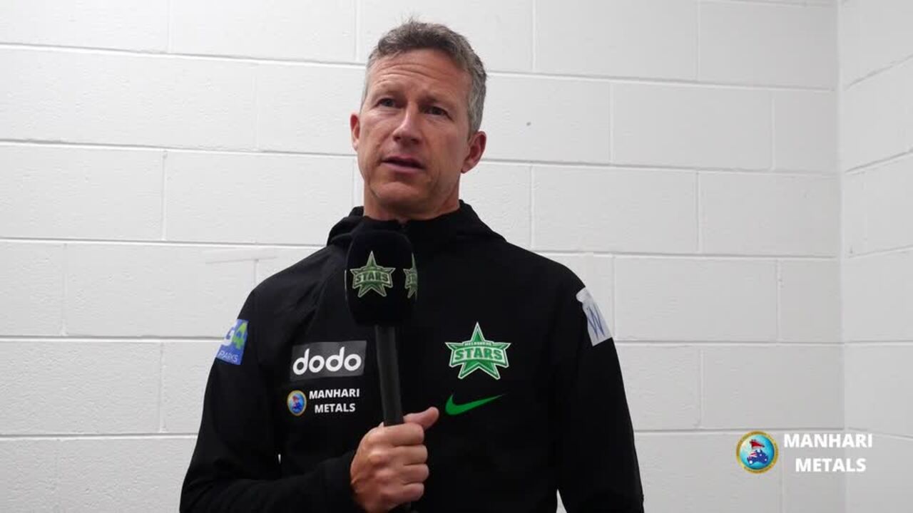 Jonathan Batty reflects after the win over the Renegades | Melbourne Stars