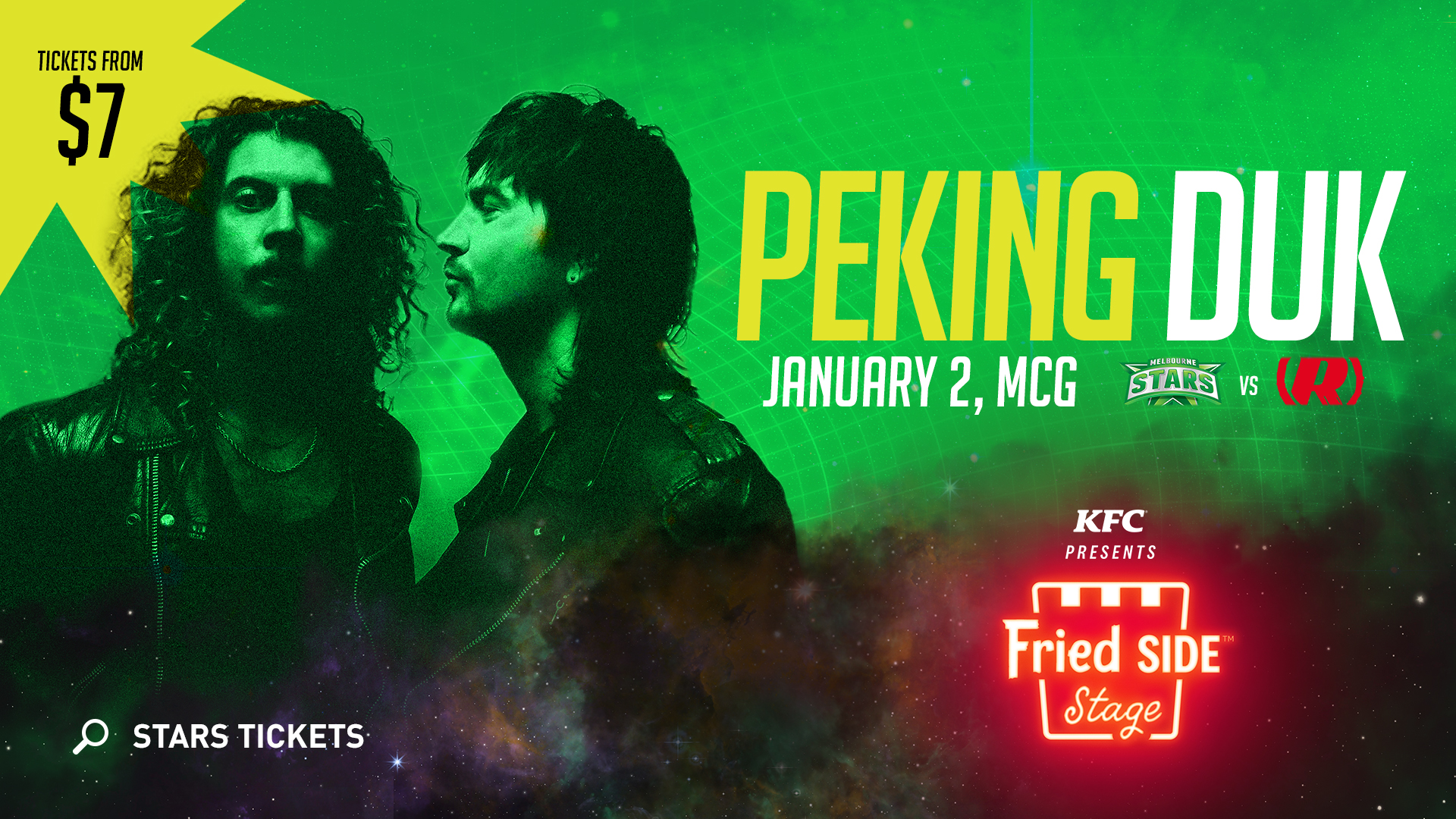 Peking Duk to light up KFC Fried Side Stage | Melbourne Stars