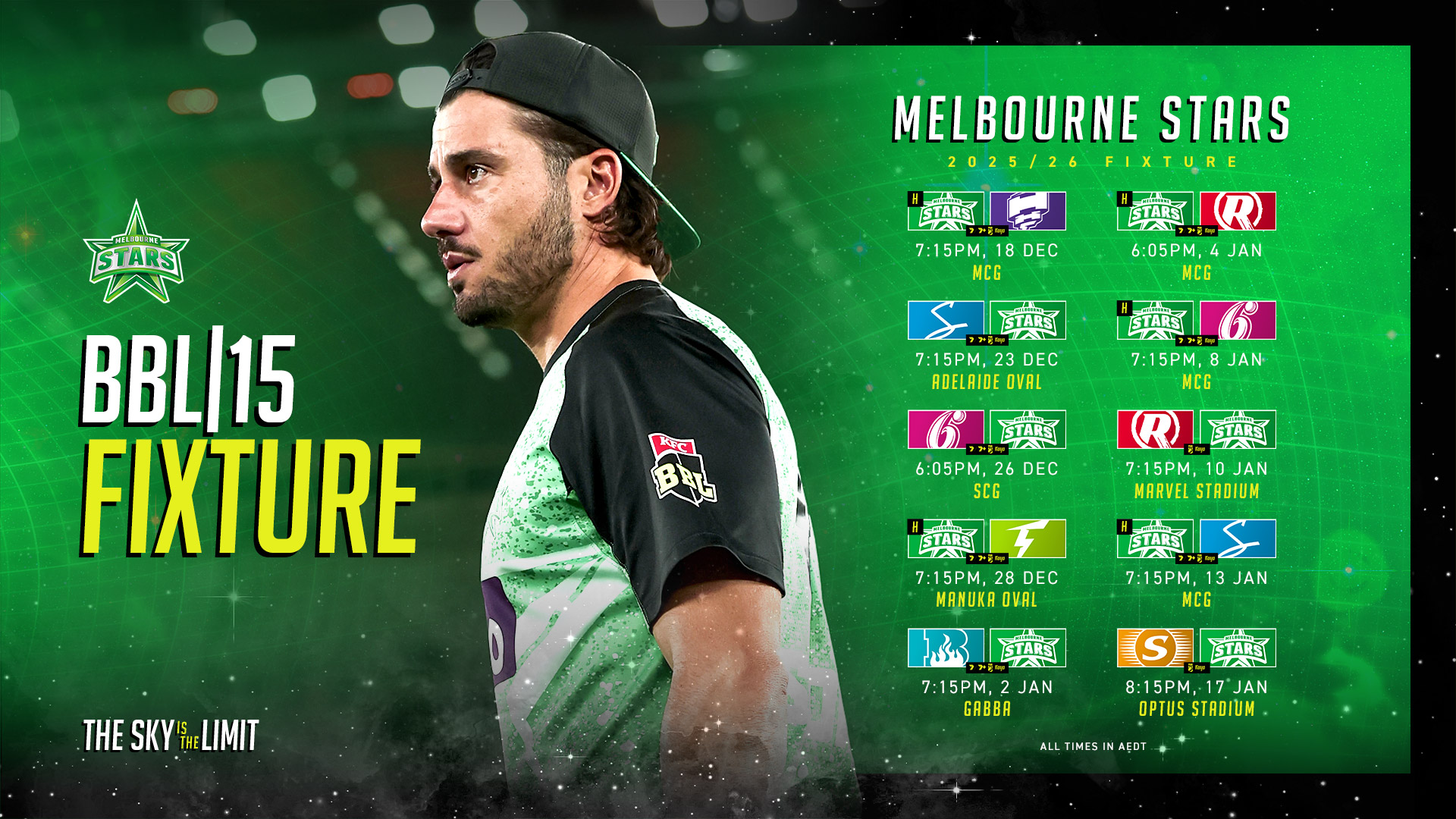 MCG Blockbusters headline Stars fixture | Melbourne Stars